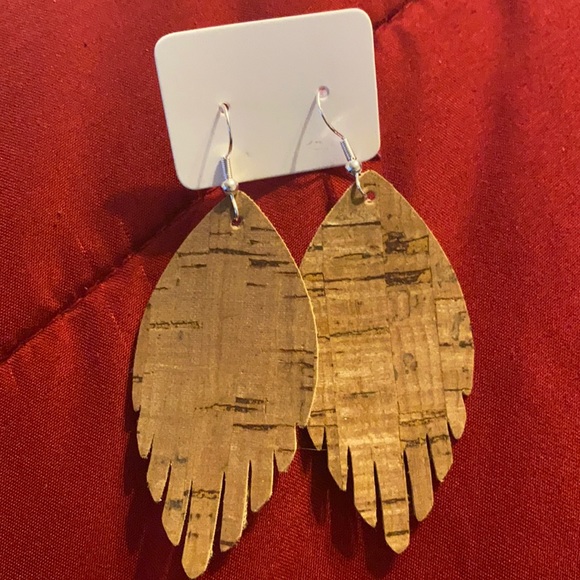 Jewelry | Cork Leaf Fringe | Poshmark